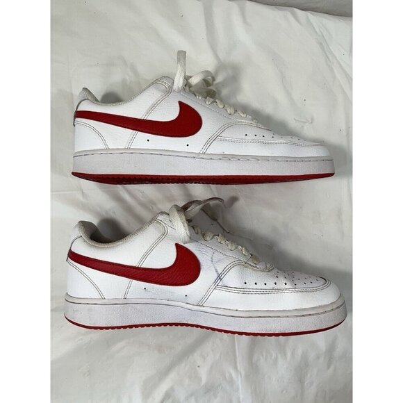 Nike | Shoes | Nike Court Vision Low White University Red Cd54632 Size ...